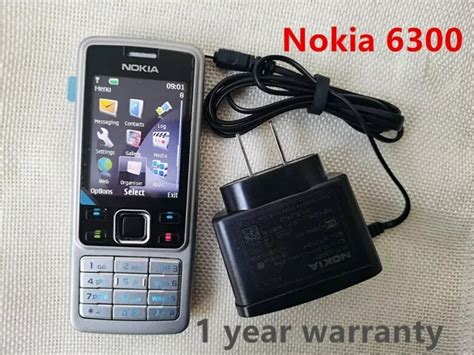 Factory Unlocked 2g Phone Nokia 6300 Unlocked Classic Silver Phone 2g