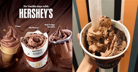 Hersheys Mcflurry Cone And Hot Fudge Sundae Now Available At Mcdonald