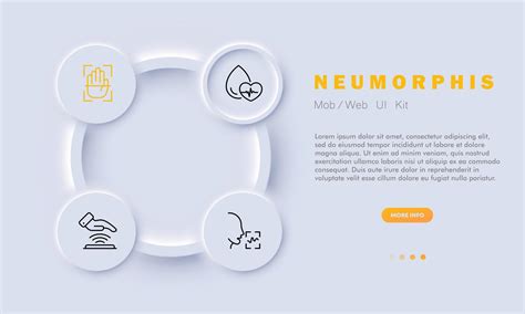 Biometric Data Set Line Icon Security Fingerprint Scanner Retina