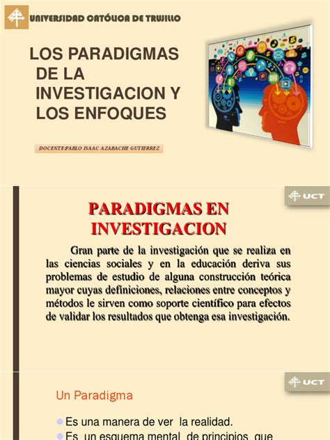 Paradigmas Y Enfoques De Investigación Pdf Paradigma Teoría
