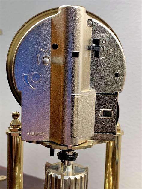 Vintage Kundo Brass West German Carriage Chime Clock Quartz Movement