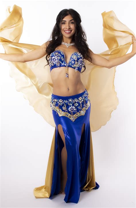 Gold Belly Dancer Costume