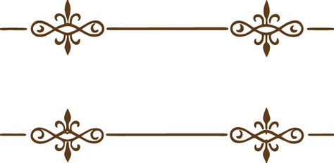 A Decorative Border With A Brown And White Design 50070085 Vector Art