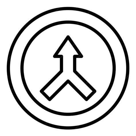 Premium Vector Converging Road Vector Illustration Style