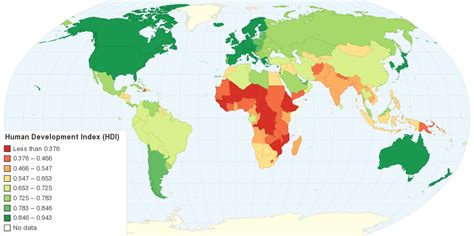 Human Development Index Hdi Maps Interactive World Map