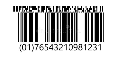Linear Vector Bar Code Template Barcode Pattern Stock Vector Illustration Of Background