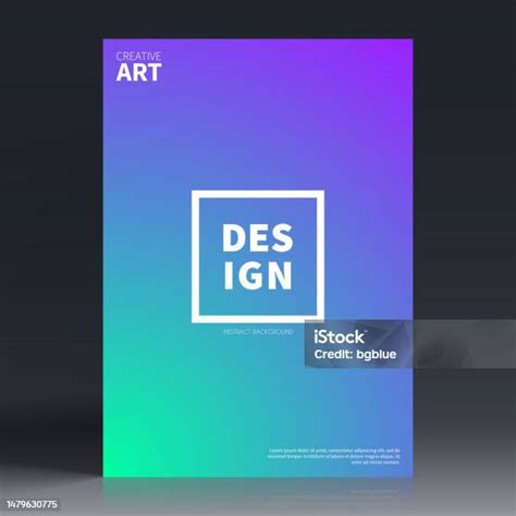 브로셔 템플릿 레이아웃 보라색 표지 디자인 비즈니스 연례 보고서 전단지 잡지 녹색 배경에 대한 스톡 벡터 아트 및 기타 이미지 녹색 배경 밝은 빛 밝은 색상 Istock
