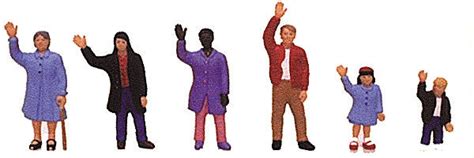 Model Power 6182 O People Waiving 6 Pcs
