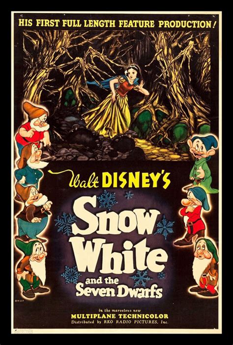 Original Snow White And The Seven Dwarfs 1937 Snow White And The Seven