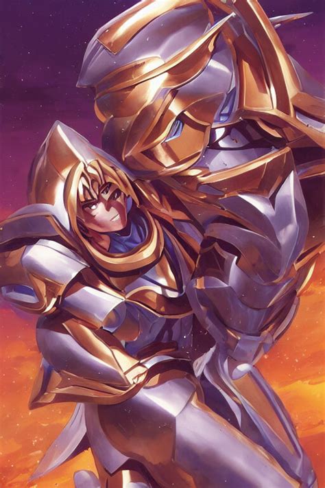 Artstation Knight Saint Seiya Zodiac Gold Armor 3000  Set Artworks