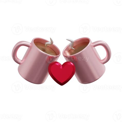 3d Illustration Of Couple Mug 22587424 Png