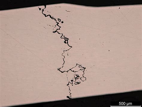 Example Of Intergranular Crack “intergranular Fracture” Means A Crack That Grows Along The