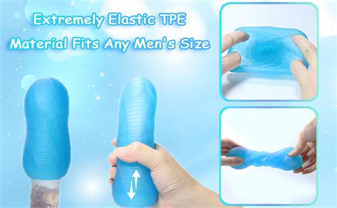 Male Masturbator Adult Sex Toys For Men Spinning Textured Stroker