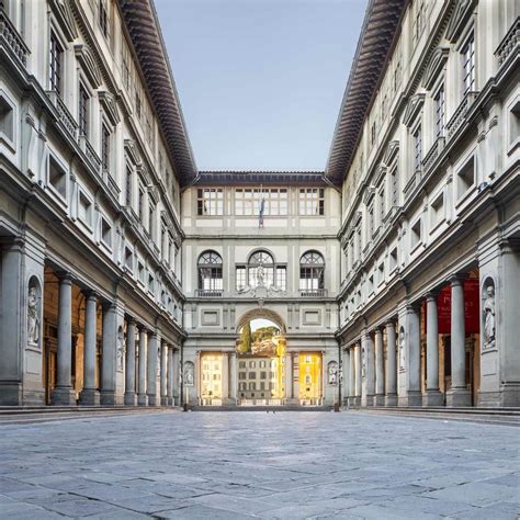 The Uffizi Gallery Uffizi Gallery In Florence And Vasari Corridor