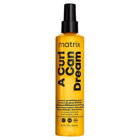 Matrix A Curl Can Dream Scrunch N Go Defining Spray For Waves And