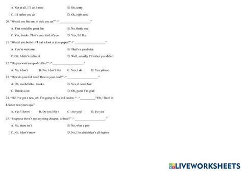 Utterances Worksheet Live Worksheets