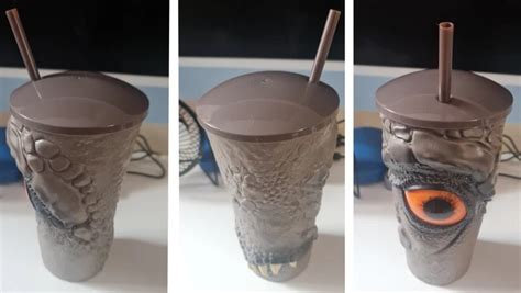 Jurassic World Rebirth T Rex Gripper Cup And Straw Vue Cinema Exclusive