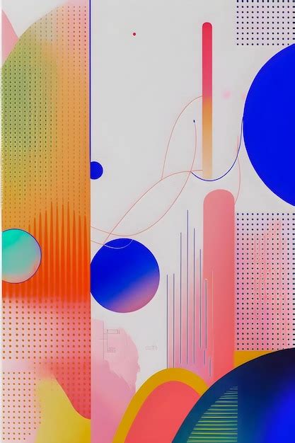 Premium Photo Surreal Geometric Figures Trendy Future Background