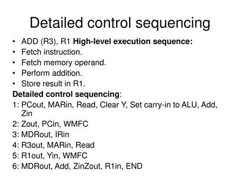 PPT UNIT III CONTROL UNIT DESIGN PowerPoint Presentation Free Download ID
