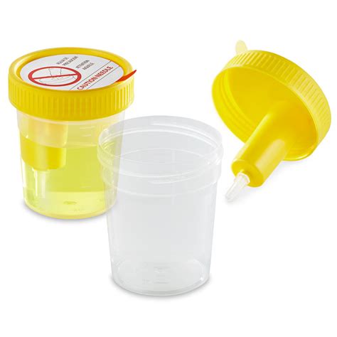 Transfertop Urine Collection Cup With Integrated Transfer Device 4oz
