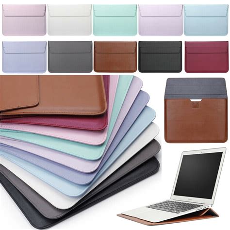 Capa De Couro Pu Flexível Envelope Universal Para Macbook Air 13 Polegadas M1 2020 A2337