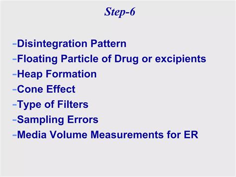 Dissolution Method Development Ppt Ppt