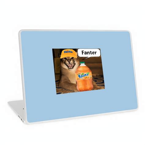 Big Floppa Cat Meme Fanter Laptop Skins