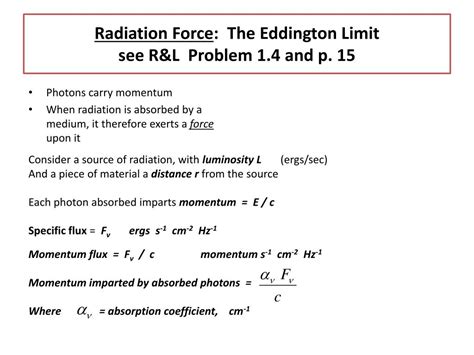Ppt Radiation Pressure Why Cos 2 Powerpoint Presentation Free
