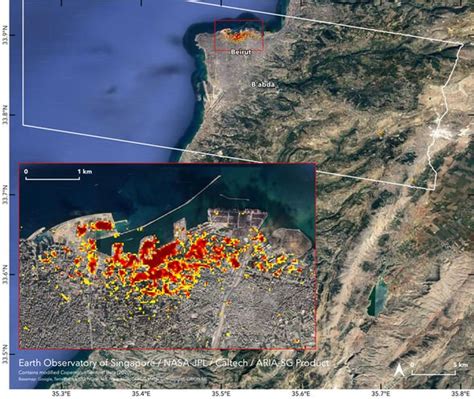 Beirut Explosion Nasa Maps Devastating Result Of Beirut Blast In Satellite Images Science