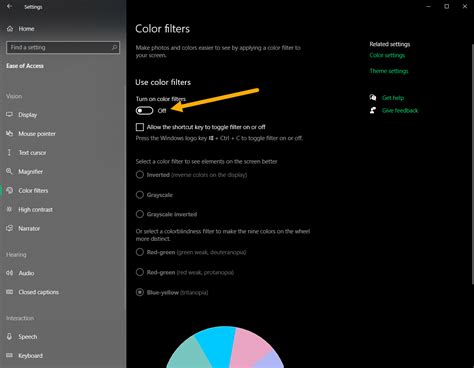 How To Enable Colorblind Mode In Windows Color Blind Filters