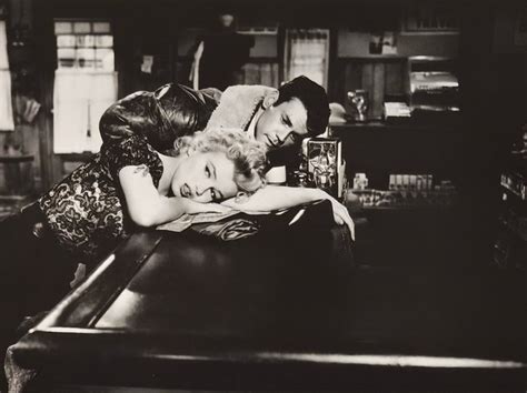 Unknown Marilyn Monroe As Cherie And Don Murray As Bo Decker In The
