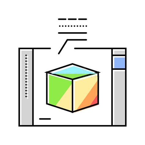 Thermal Analysis Materials Engineering Color Icon Vector Illustration