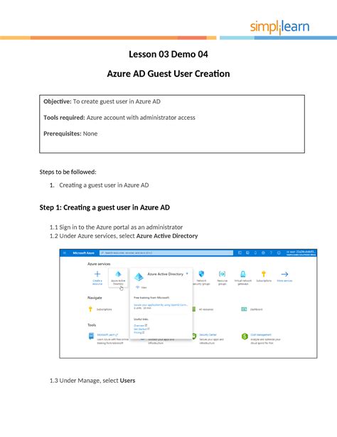 04 Azure Ad Guest User Creation Lesson 03 Demo 04 Azure Ad Guest User