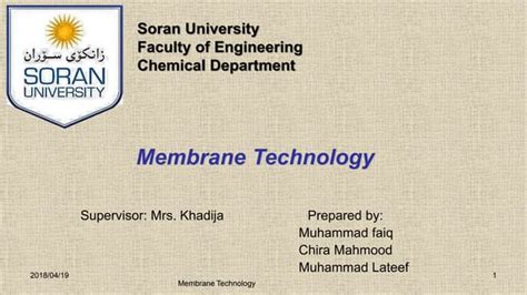 Membrane Separation Pptx
