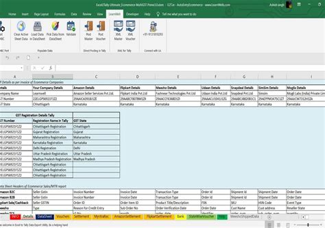 Best Excel To Tally Prime Ecommerce Import Learnwell