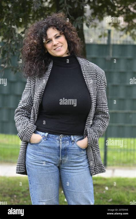 Rome Italy 18th Feb 2025 Rome Rai Sports Club Photocall Rocco Schiavone In The Photo