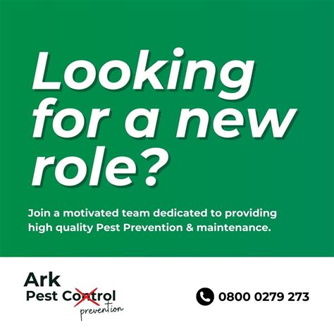 Ark Pest Control Ltd On Linkedin Recruiting London Pestcontrol