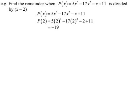 11x1 T15 04 Polynomial Theorems Ppt