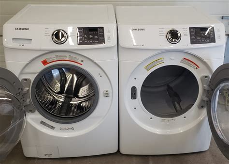 Order Your Used Set Samsung Washing Machine Wf42h5000aw A2 And Dryer