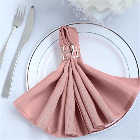 Napkins Dusty Rose Rent Itbb Events Inc Premium Event Rentals