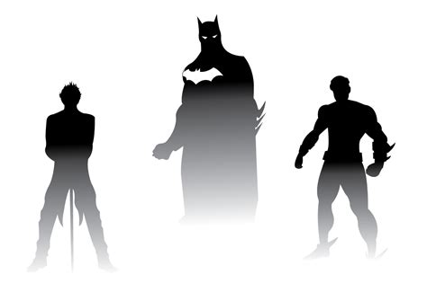 Silhouettes Batman On Behance