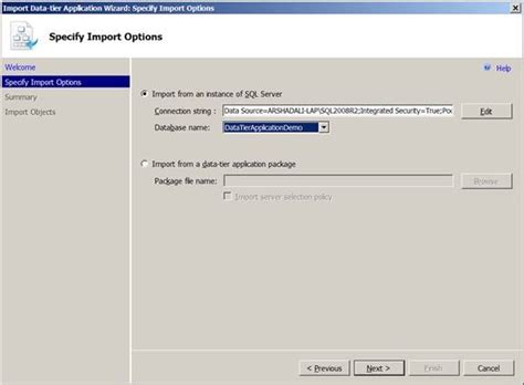 Creating Data Tier Applications In Sql Server 2008 R2 Database Journal