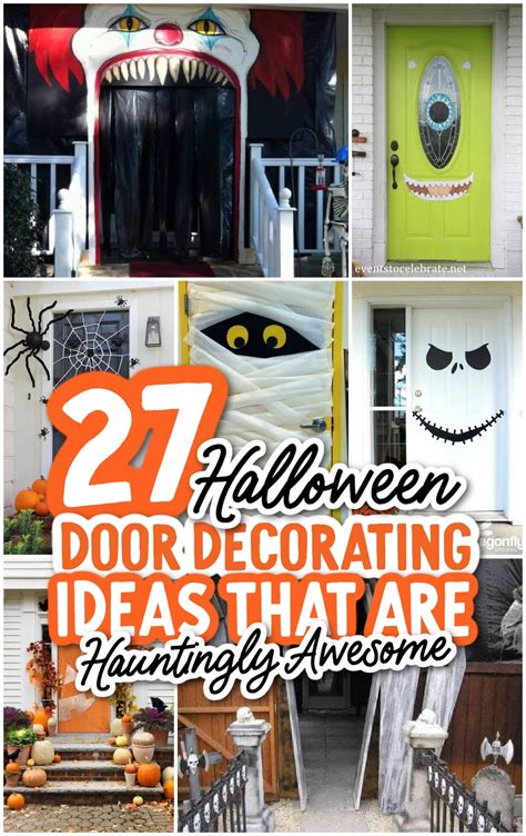 Diy Halloween Door Decoration Ideas