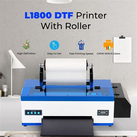 Punehod L1800 Dtf Transfer Printer Roll Feeder Direct To Film Printer Dark Light Ebay Uk