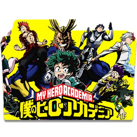 Boku No Hero Academia Season 1 Folder Icon By Sayuricell On Deviantart