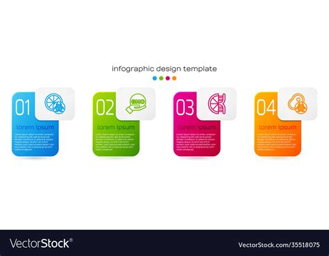 Set Line Genetically Modified Orange Gmo Vector Image
