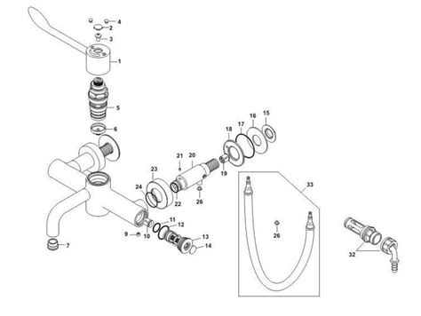 Ideal Standard Markwik Therm Wall Mounted Seq Lever Non Domestic Taps Spares