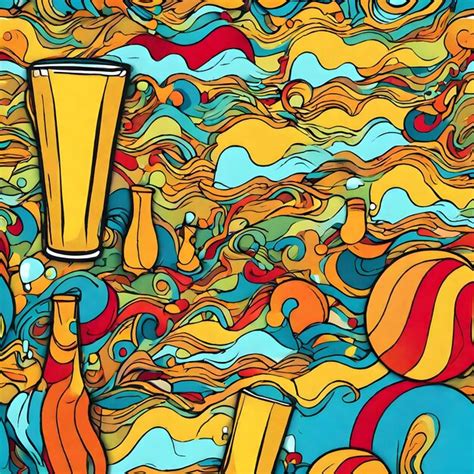 Premium Ai Image Beer Background Very Cool