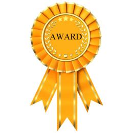 Gold Star Award Medal Recognition Of Excellence And Achievement