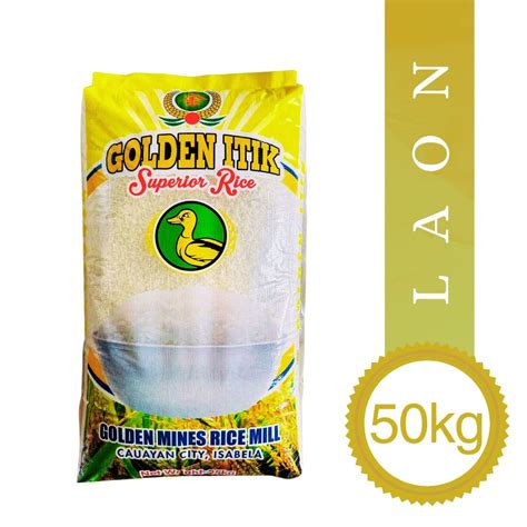 Golden Itik Ordinary Local White Rice Organic 50kg Laon 95 Whole